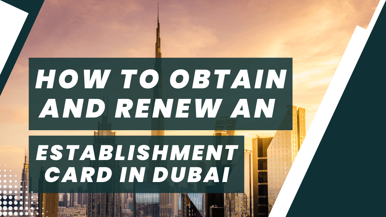 How to Obtain and Renew an Establishment Card in Dubai: A Complete Guide for Businesses - Low ...